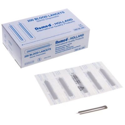 LANCETA ESTERIL PARA PUNCIÓN Pack 200uds